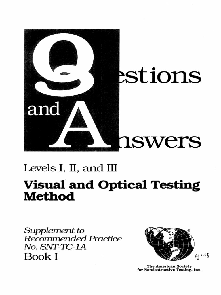 Asnt Level III VT Q A 1 3 | PDF