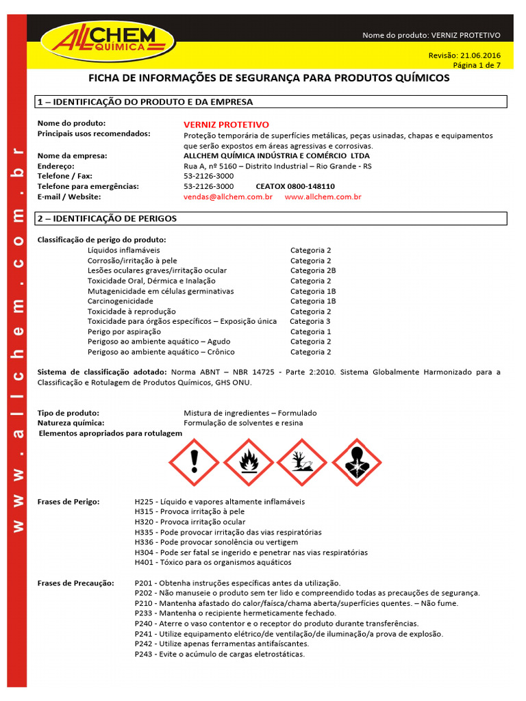 Fispq Verniz Protetivo | PDF