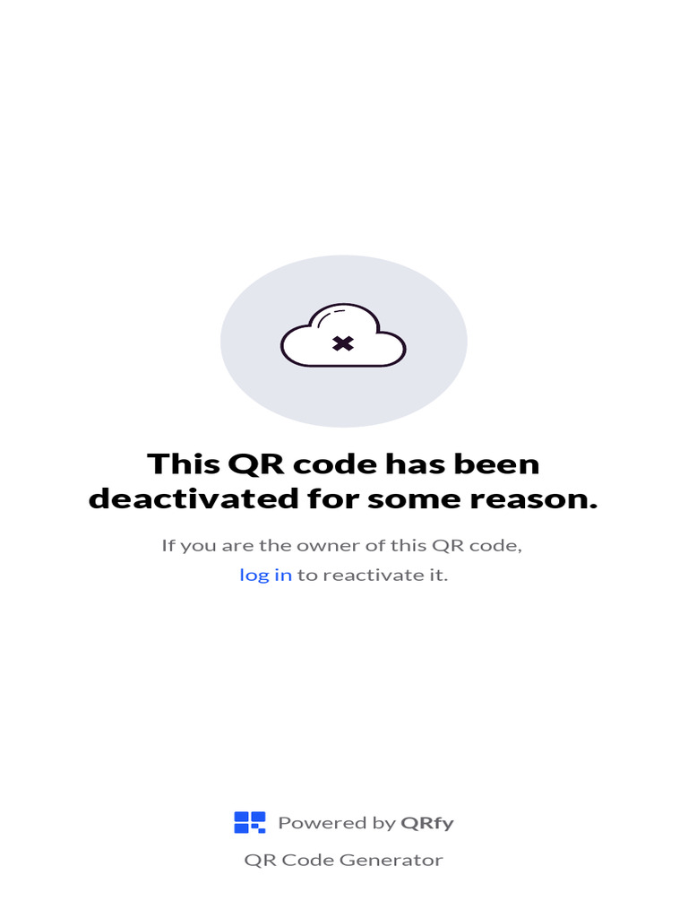 QR Code Invalid | PDF
