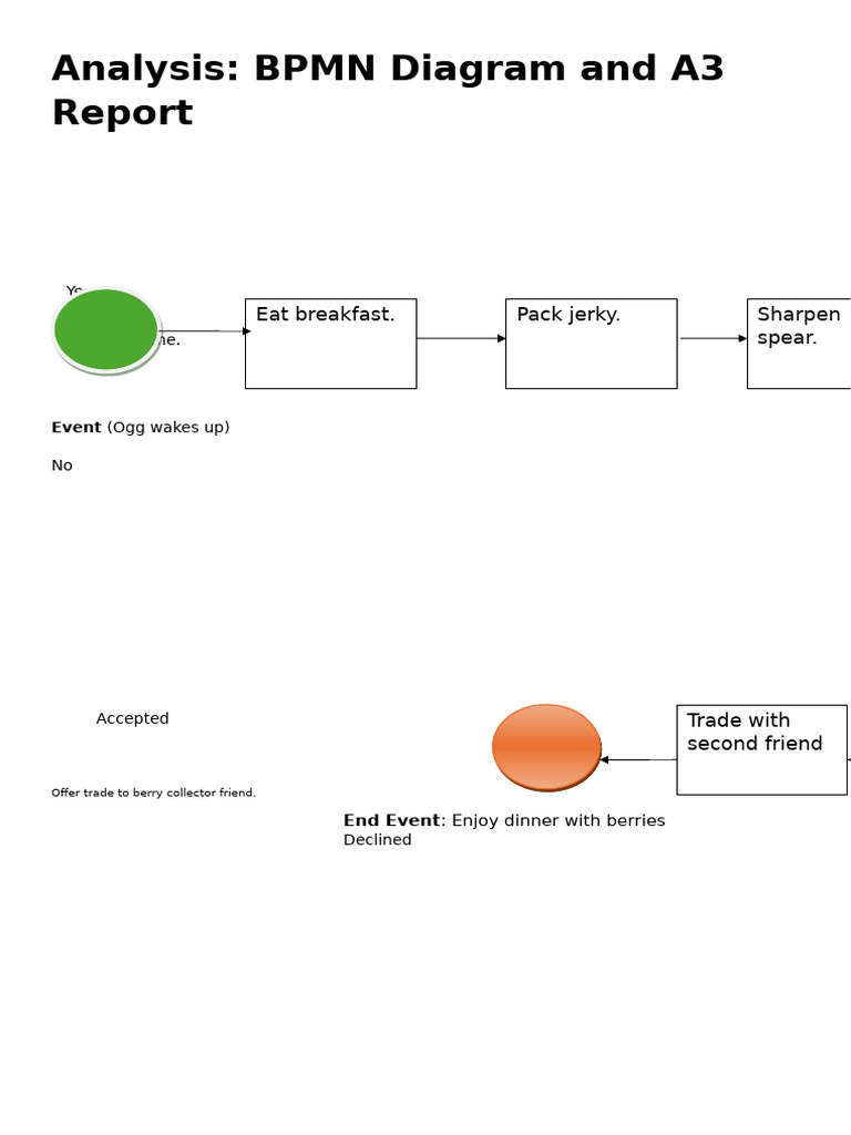 Analysis BPMN Diagram and A3 Report | PDF