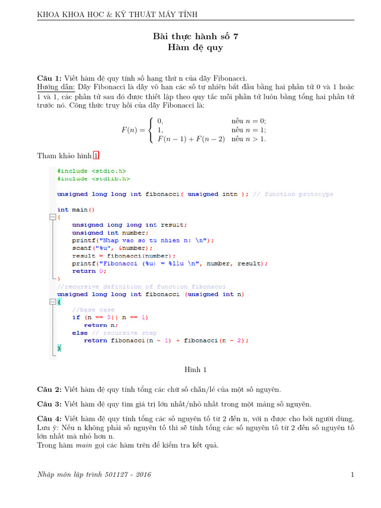 Nhap Mon Lap Trinh Tran Giang Son Lab7 [Cuuduongthancong.com] | PDF