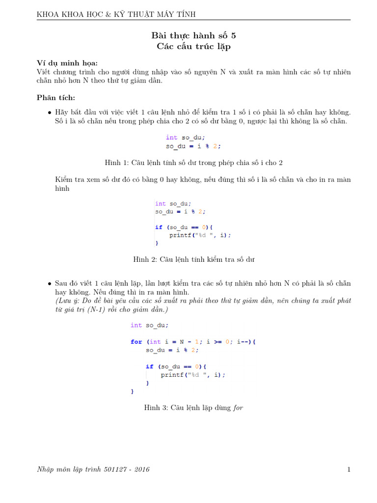 Nhap Mon Lap Trinh Tran Giang Son Lab5 (Cuuduongthancong - Com) | PDF