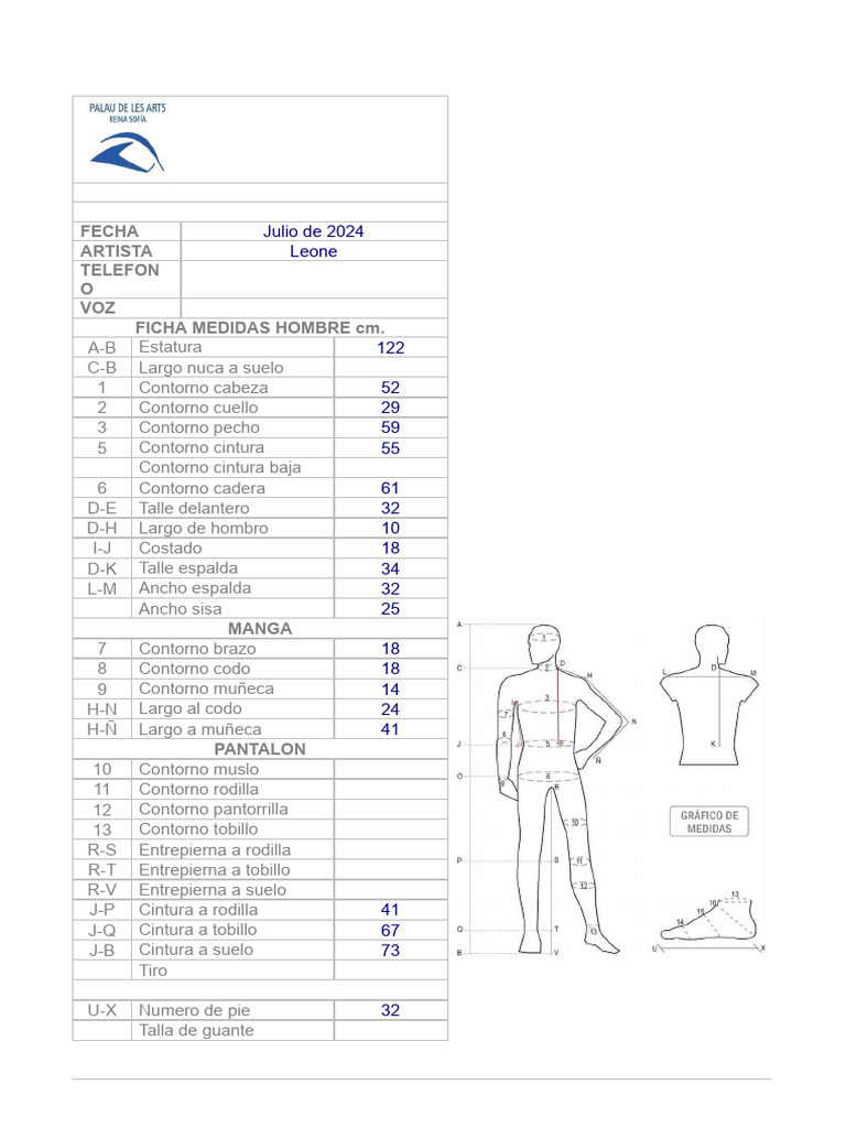 01_Plantilla ficha de medidas Leone.docx | PDF