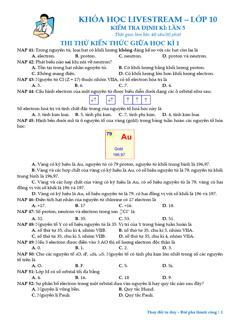NAP 15 Thi Thu GKI 2 | PDF