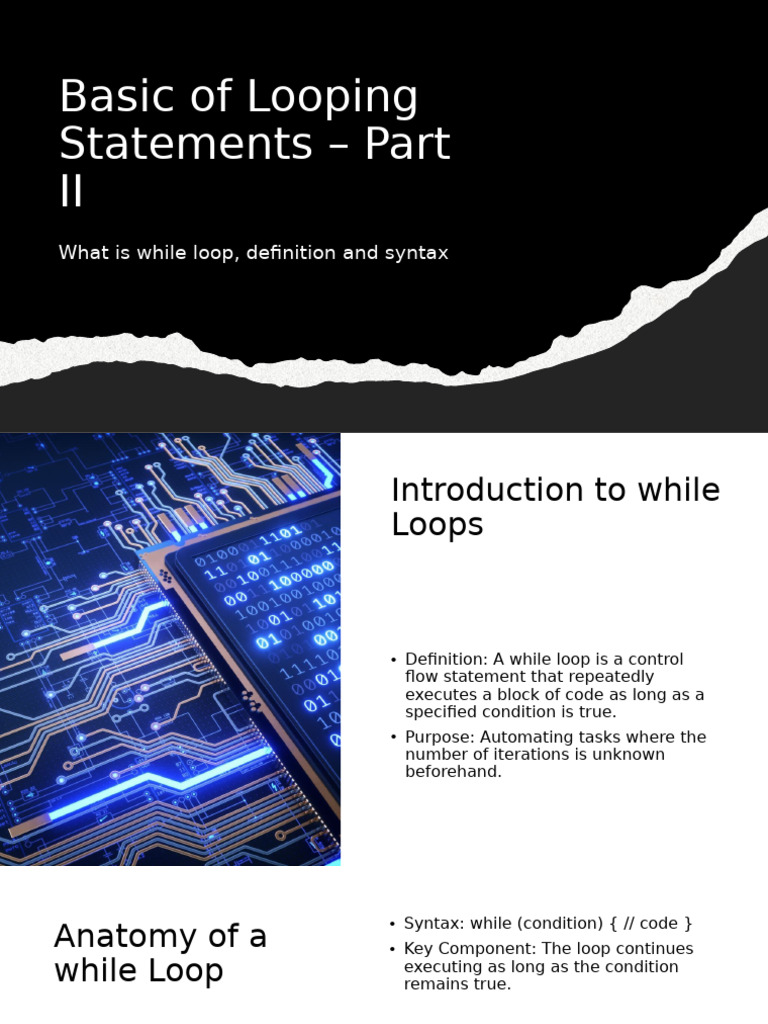 Basic of Looping Statements - Part II | PDF