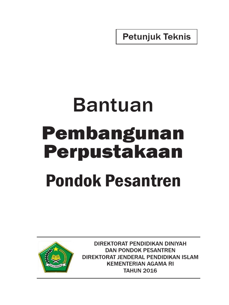 Juknis Pembangunan Perpus | PDF