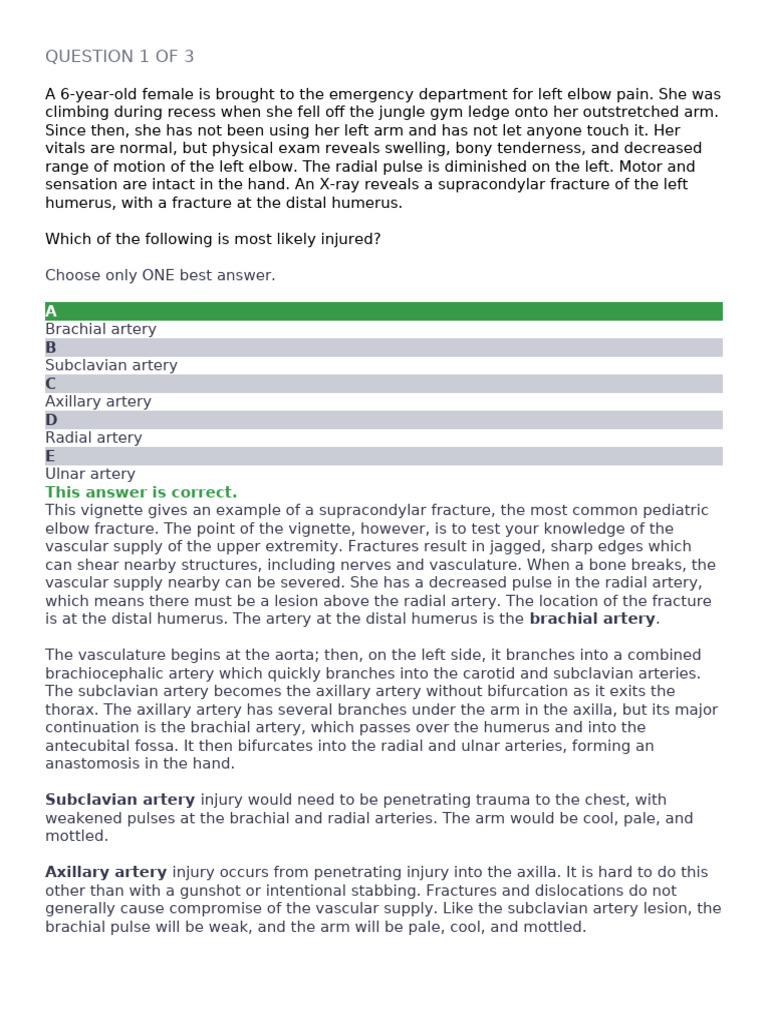 1. Anatomy of the Upper Extremity | PDF