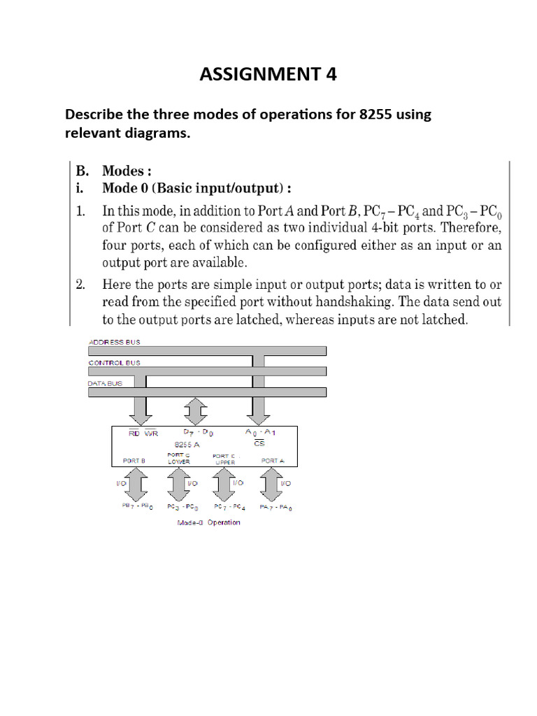 Microprocessor Assignment 4 | PDF | Computers