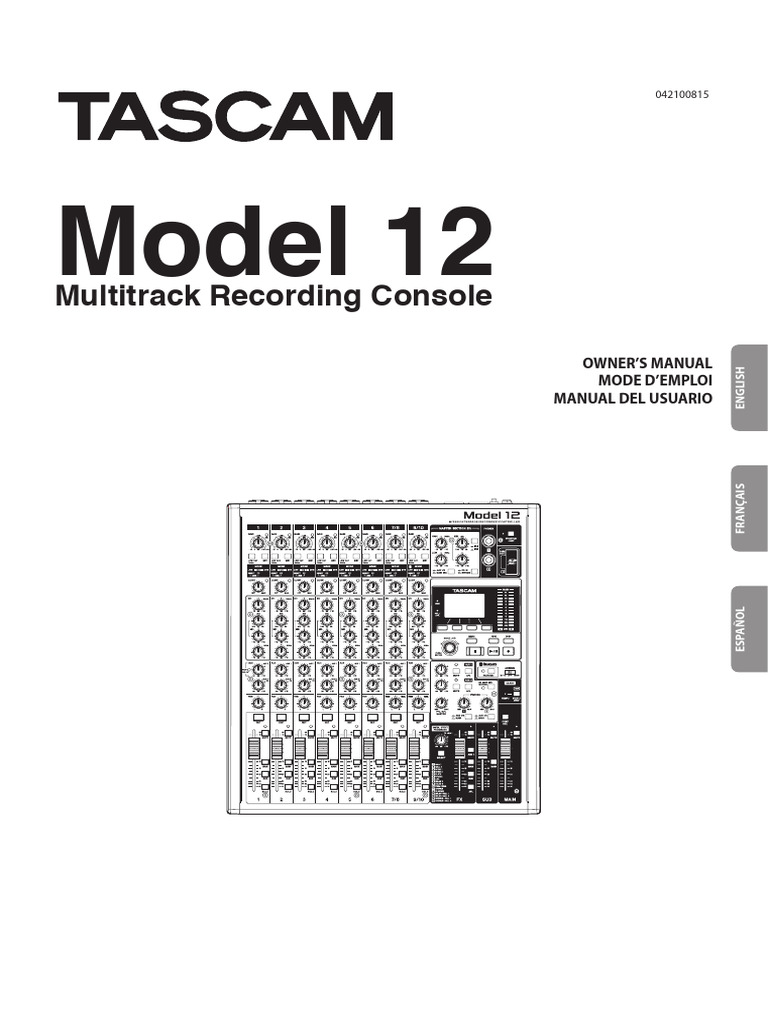 Model12 Manual | PDF