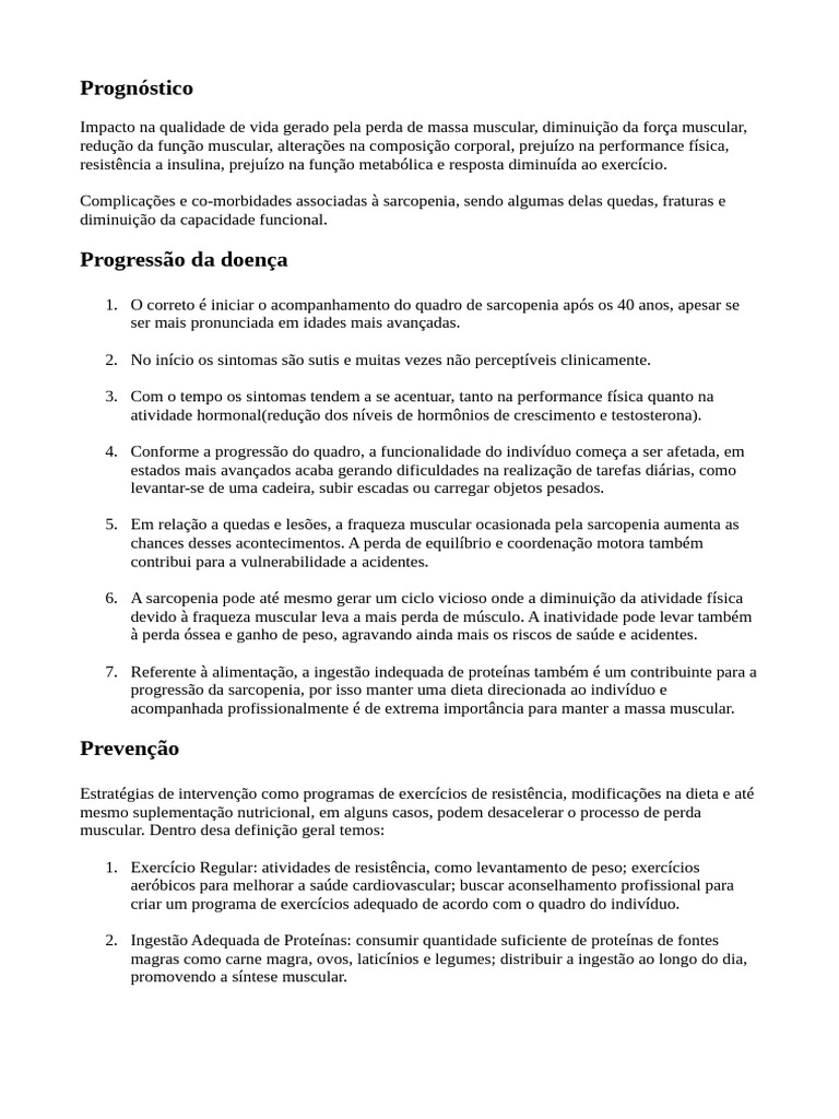 Cola Sarcopenia | PDF