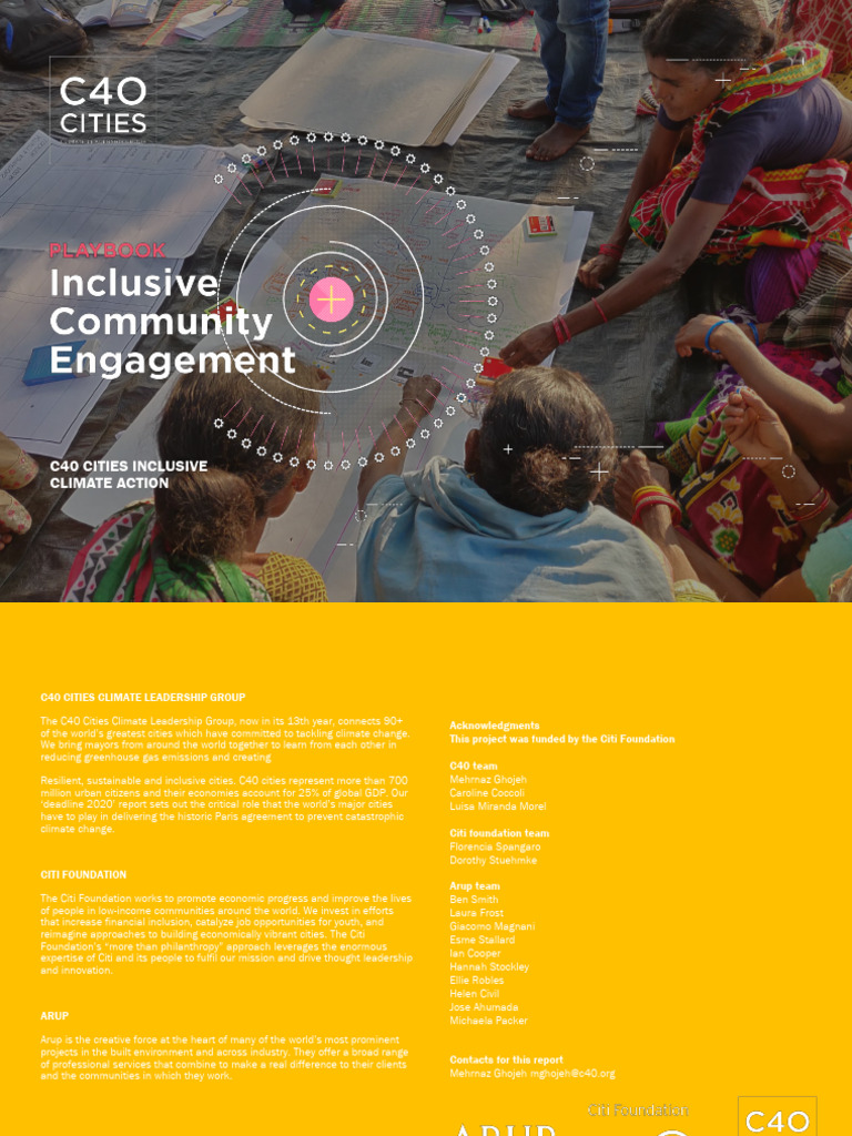 C40 Inclusive Community Engagement Playbook - Seguridad | PDF