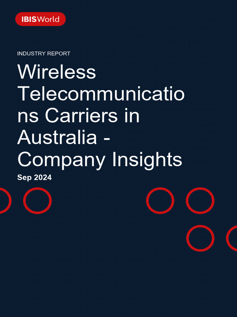 J5802 Wireless Telecommunications Carriers in Australia - Company ...