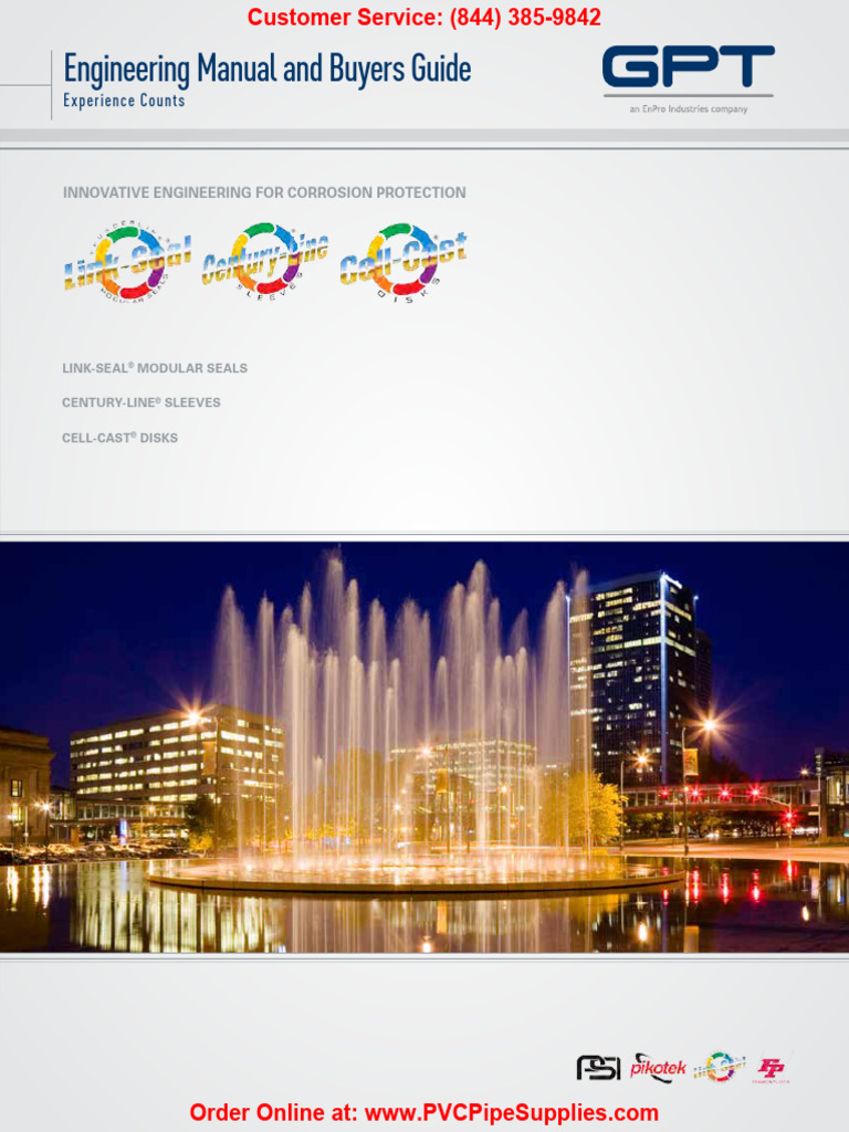 Link-Seal-Sizing-Chart-Engineering-Manual | PDF