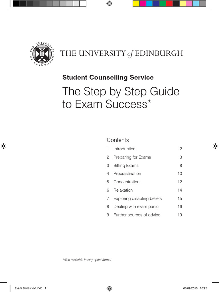 Step by Step Guide To Exam Success | PDF