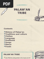 Palaw'an Tribe: Culture and Traditions | PDF | Wellness | Medical