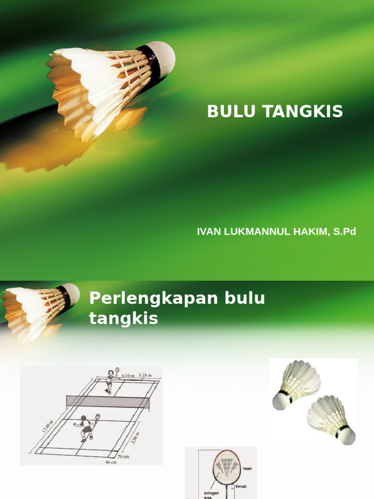 Bulu Tangkis Kls 6 | PDF