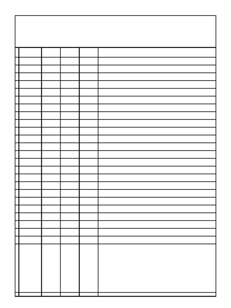 JEE Main OMR Sheet Bordered Table | PDF