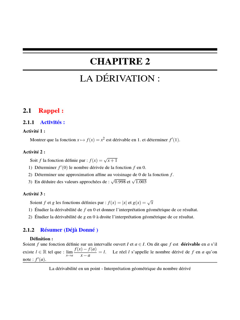 Deriv | PDF