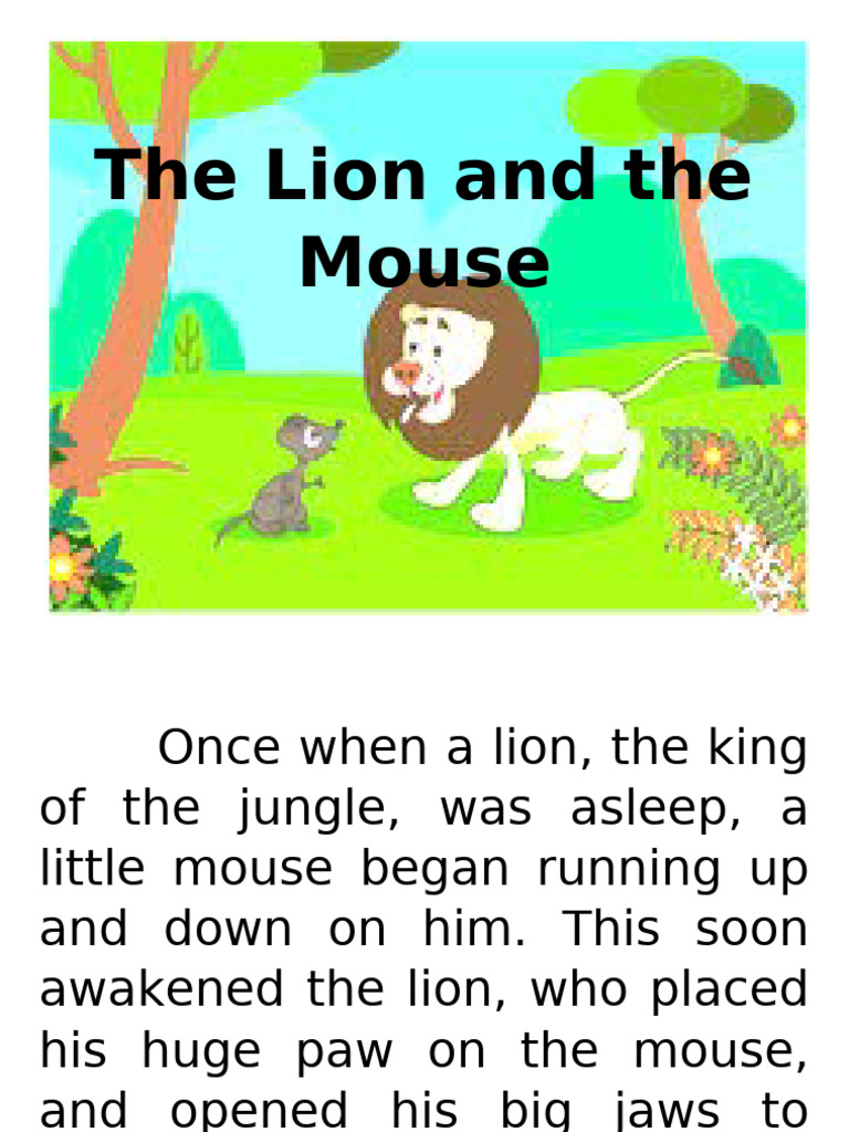 The Lion and the Mouse | PDF