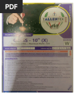 Class 10 Pwnsat Exam Question Paper | PDF | Optics | Refractive Index