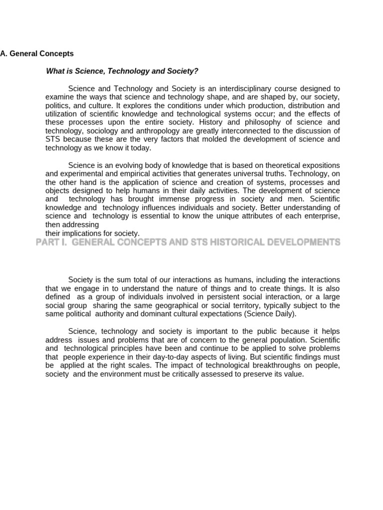 GEd 109 Science Technology and Society | PDF