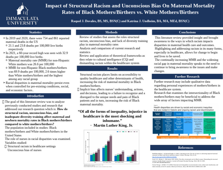 Research Poster - Maternal Mortality | PDF | Maternal Death | Racism