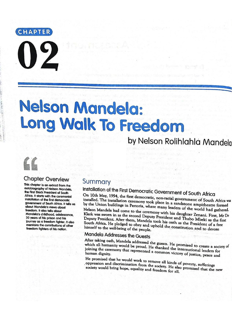 Nelson Mandela - Long Walk To Freedom | PDF