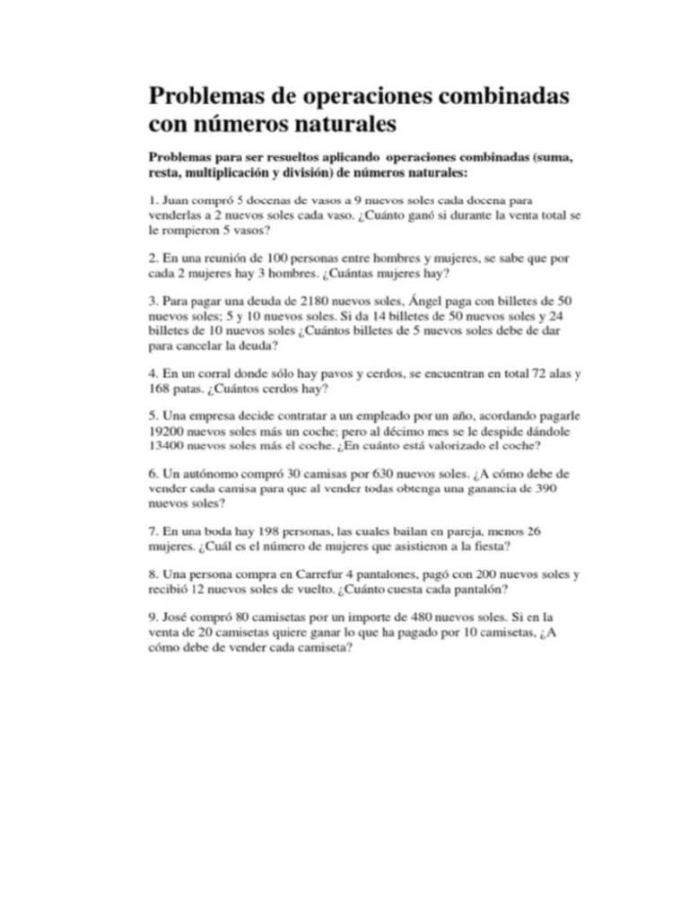 Problemas Mate | PDF