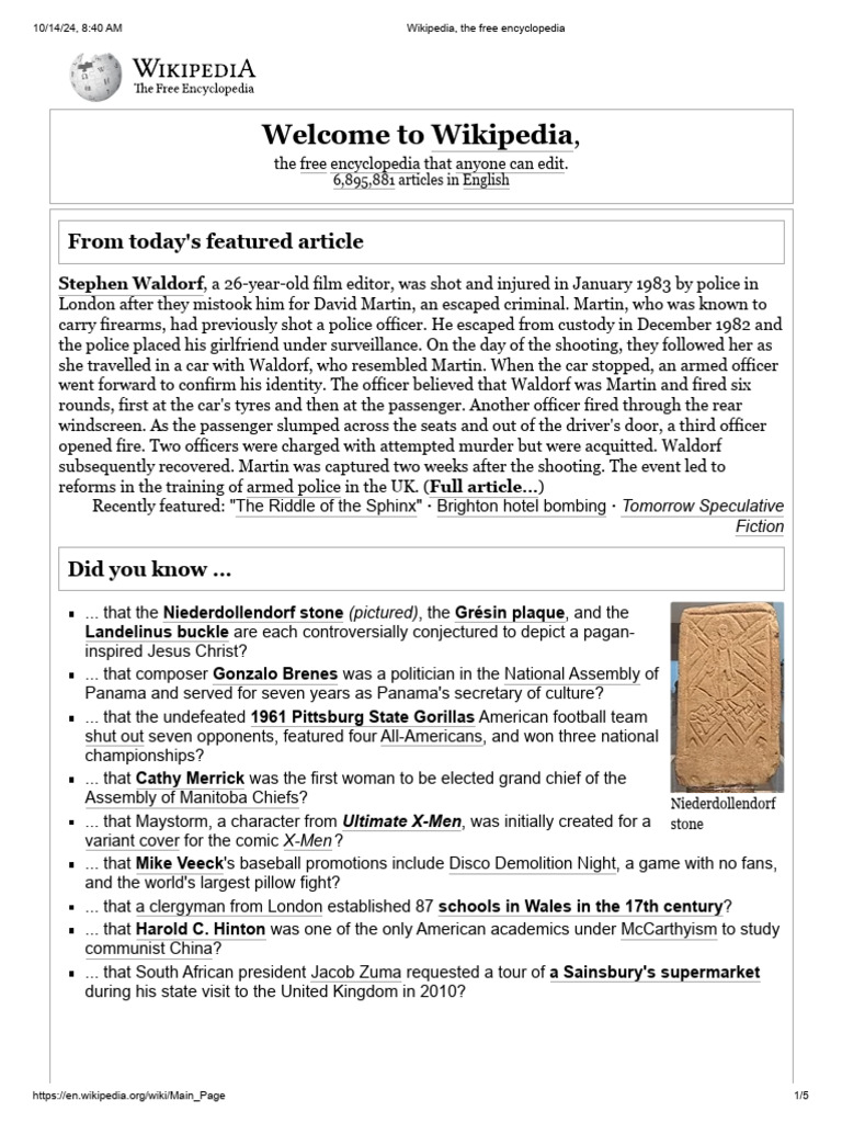 Wikipedia, The Free Encyclopedia | PDF