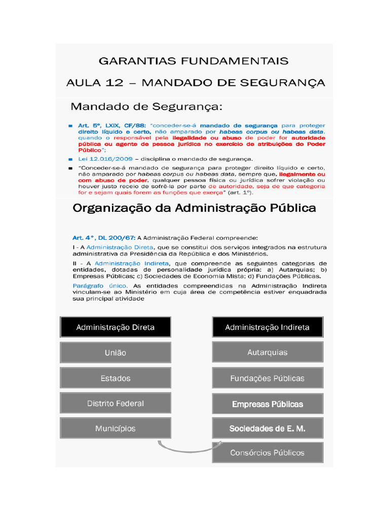 Mandado de Segurança | PDF
