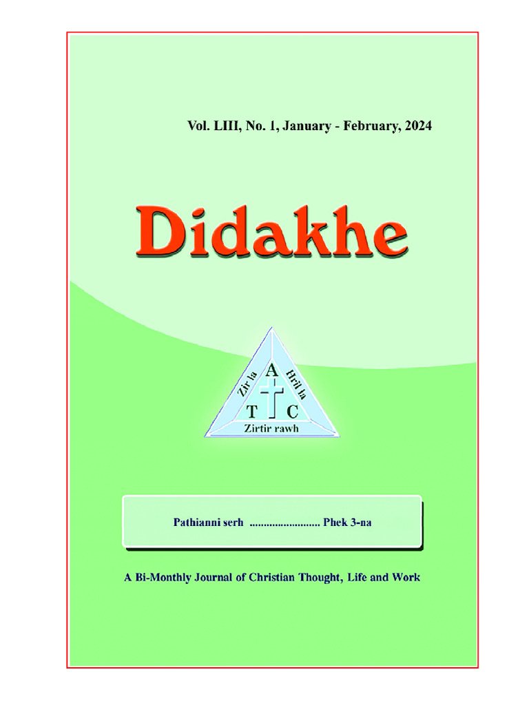 Didakhe 2024-1 | PDF