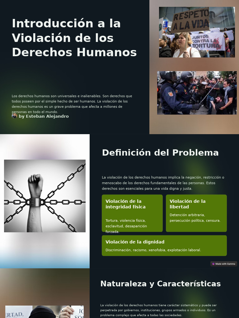 Introduccion A La Violacion de Los Derechos Humanos | PDF