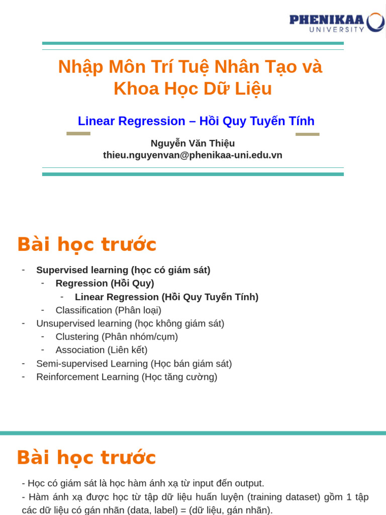 5-Linear Regression - 02- 2024 | PDF