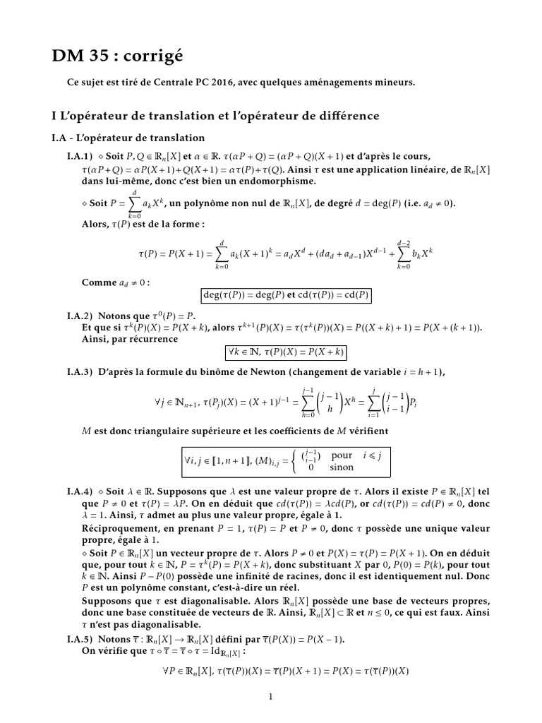 Op Diff Centrale | PDF