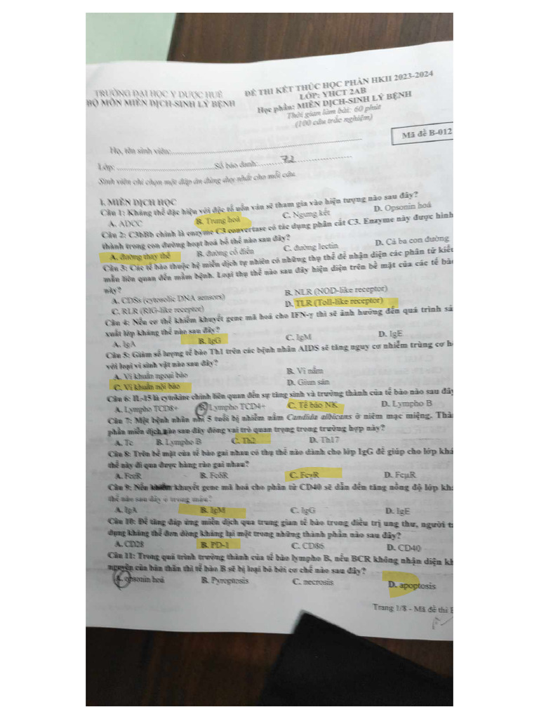 SLBMD YHCT 23 24 | PDF