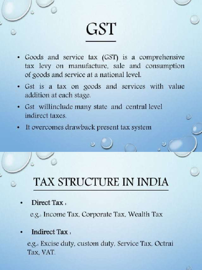 Unit 3 GST | PDF