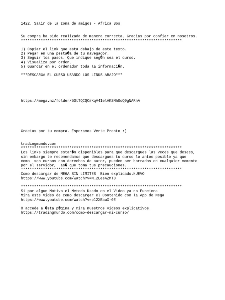 Salir de La Zona de Amigos Africa Bos Nby6p4 | PDF