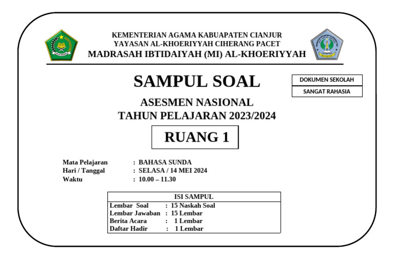 Sampul Soal | PDF