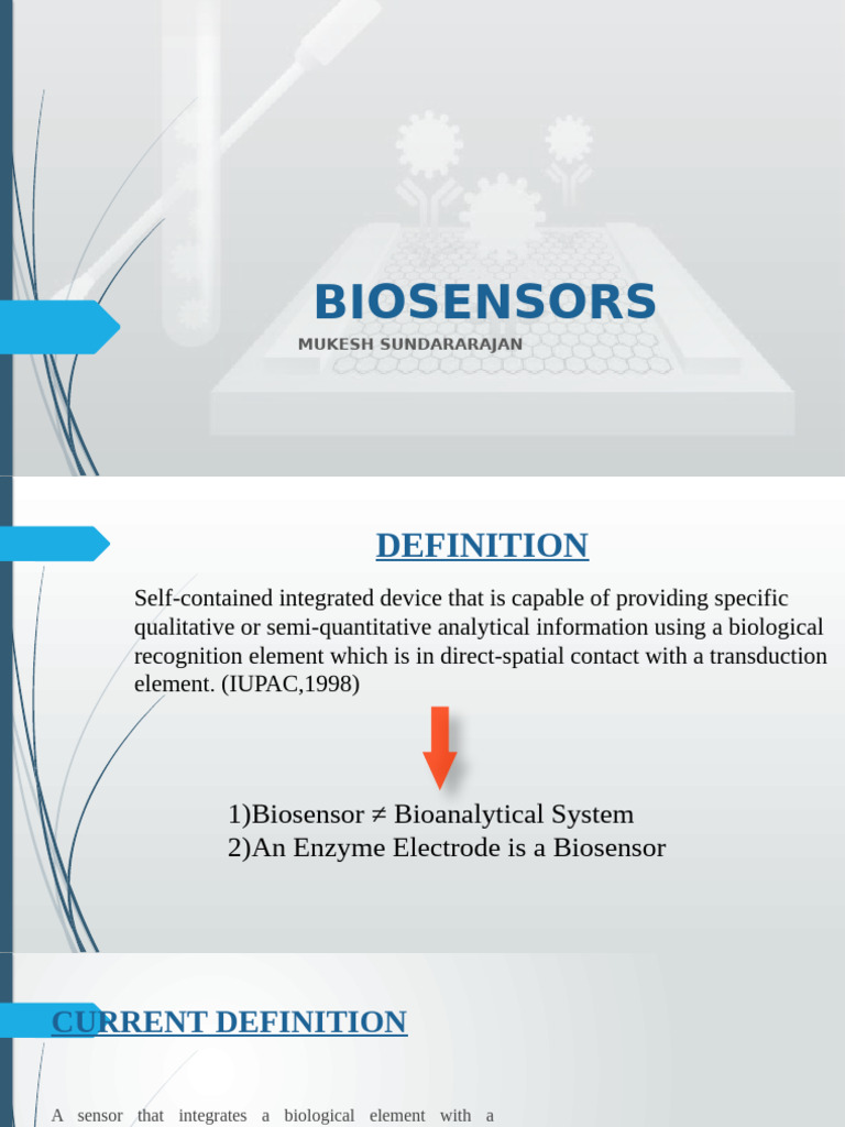 Bio Sensor | PDF | Biosensor | Sensor