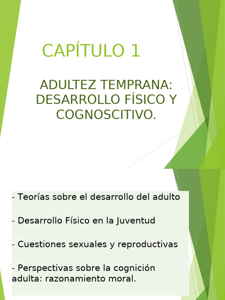 Adultez Temprana Desarrollo Físico | PDF