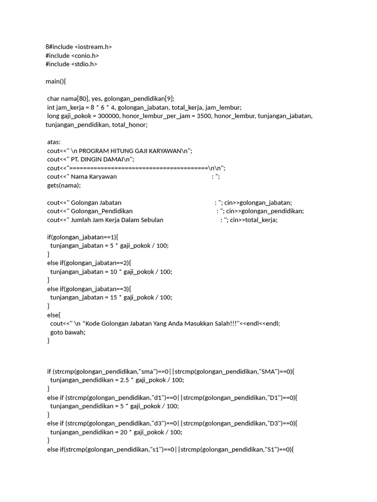 Tugas 3 BAB 5 Algoritma Pemrograman | PDF