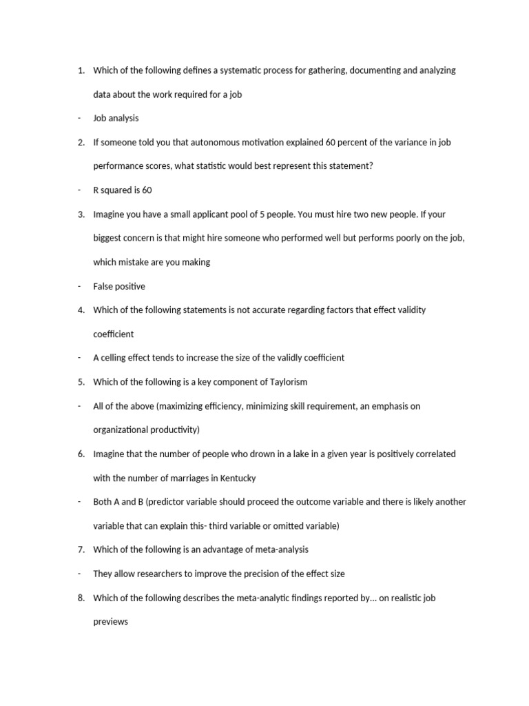 2061 Final Answers | PDF