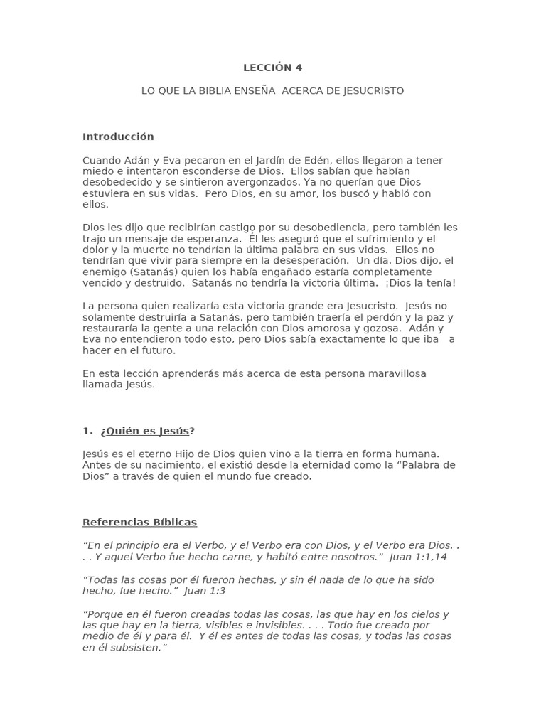 Lección 4 | PDF