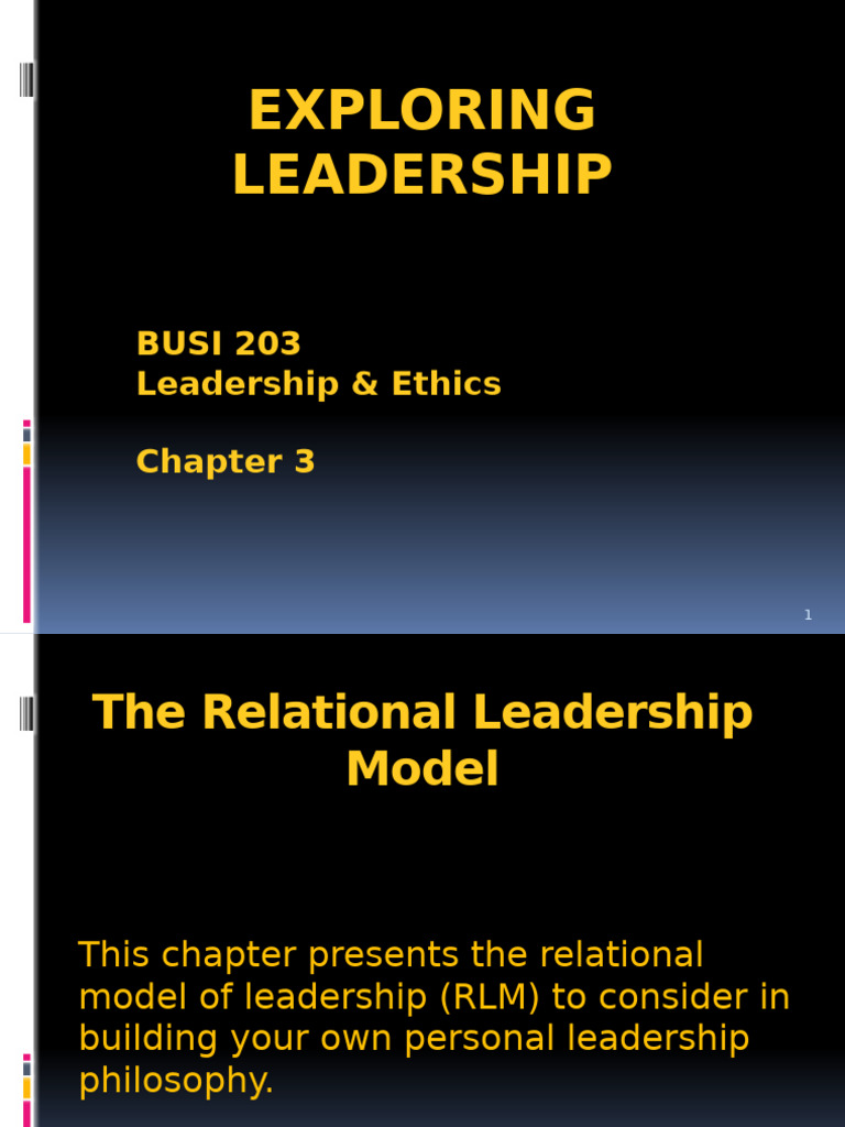 Relational Leadership Model Explained | PDF | Power (Social And ...