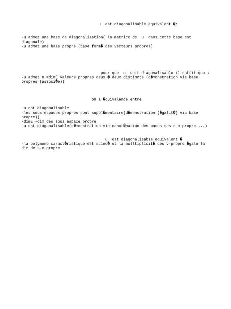 Endomorphisme Diagonalble | PDF