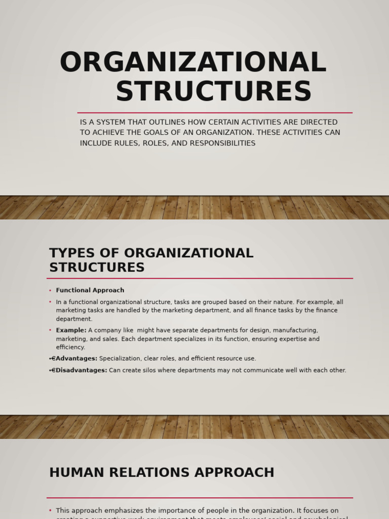 Organizational Structures | PDF