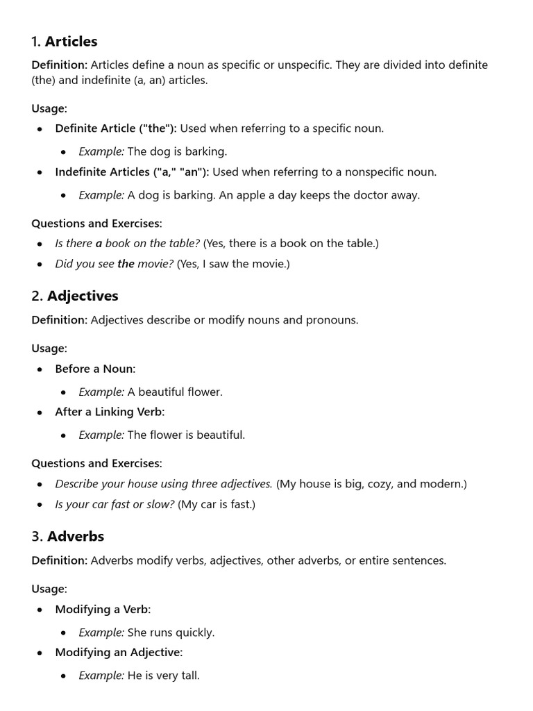 English Basic Review | PDF