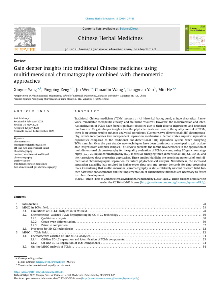 Gain Deeper Insights Into Traditional Chinese Medicines Usin - 2024 ...
