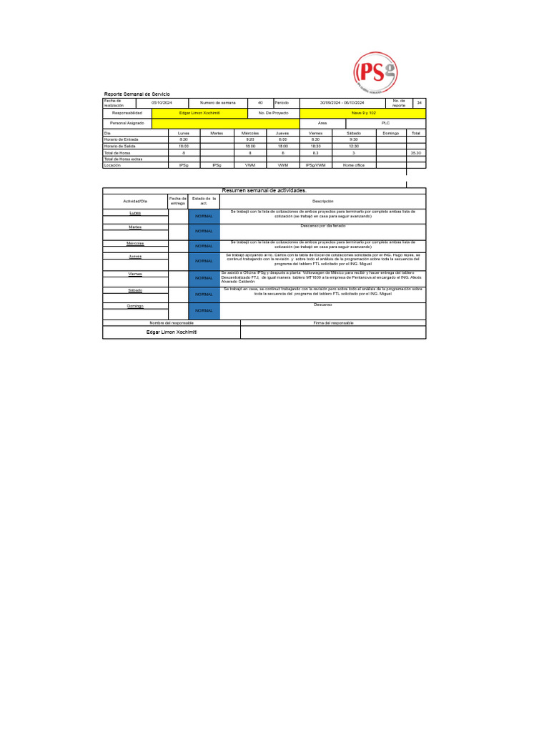 Edgar Limon Reporte 34 | PDF