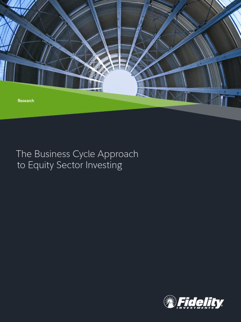 Business cycle sector approach by Fidelity | PDF